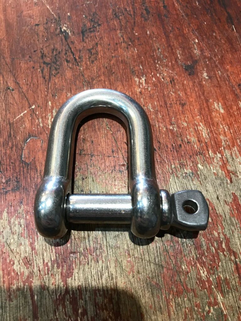 12mm Stainless Steel A4-AISI 316 D Shackle Dee – Newline Chandlery
