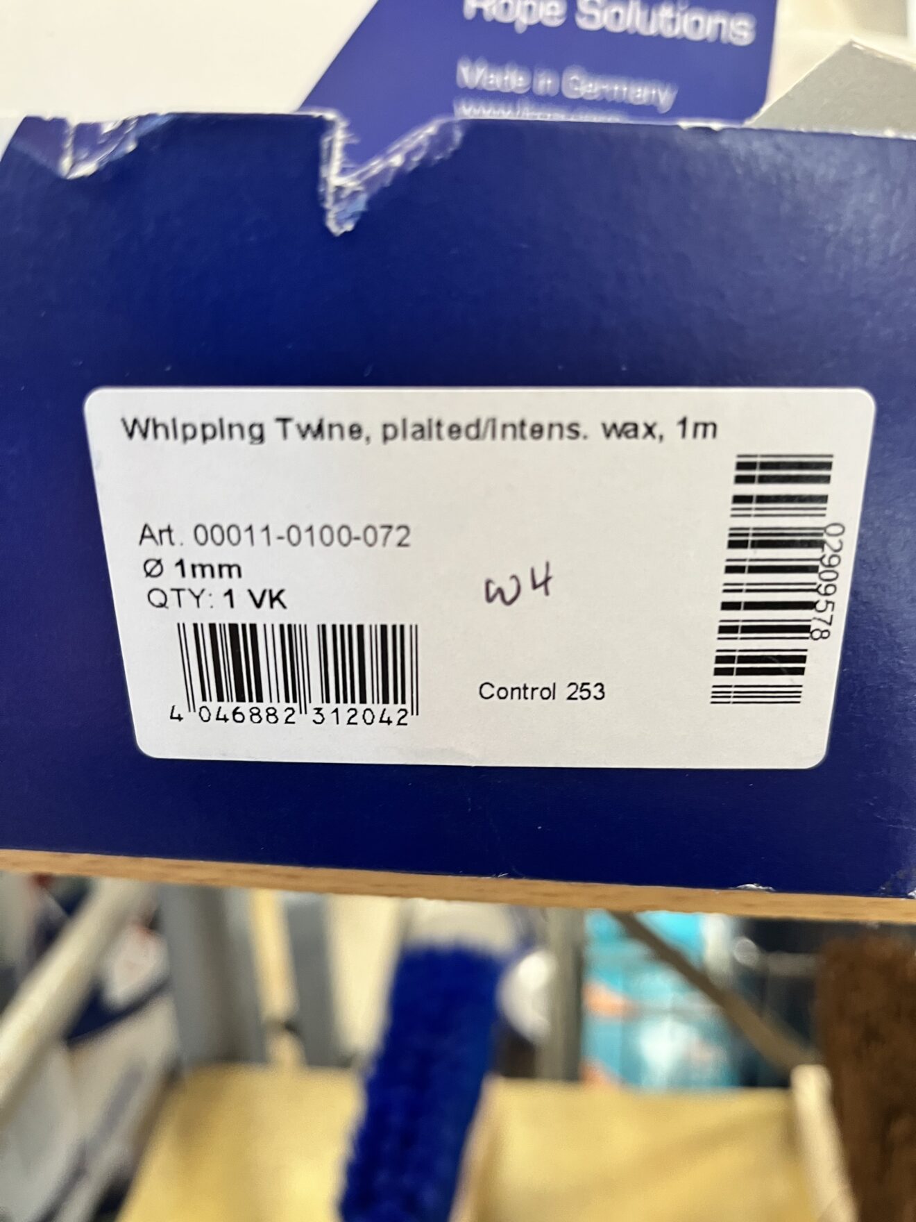 LIROS Whipping twine - Waxed - Newline Chandlery